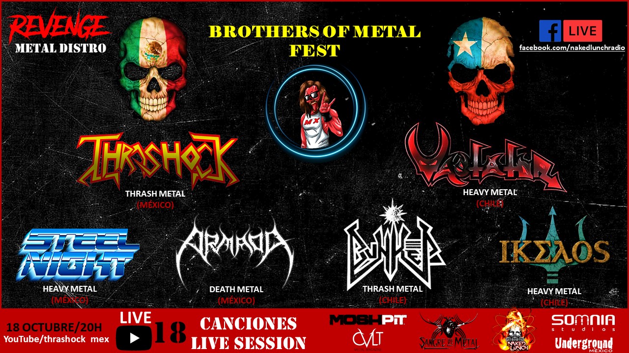 El Heavy Metal chileno y mexicano se unen en el festival de streaming ...