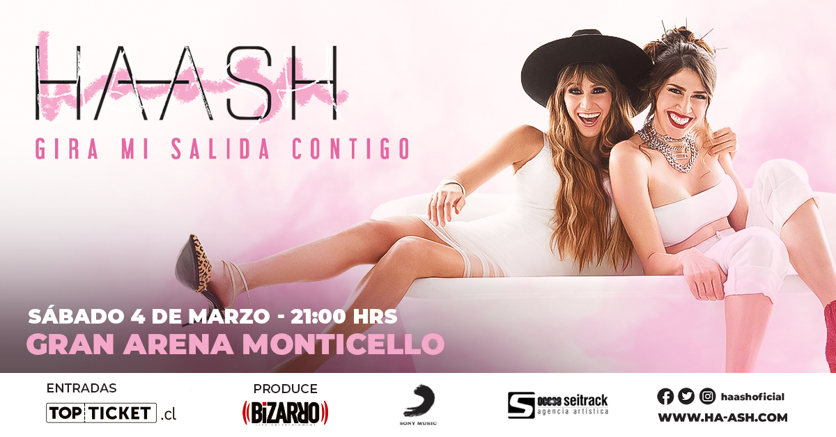 Ha*Ash anuncia su regreso a Chile para presentar en vivo su gira "Mi ...