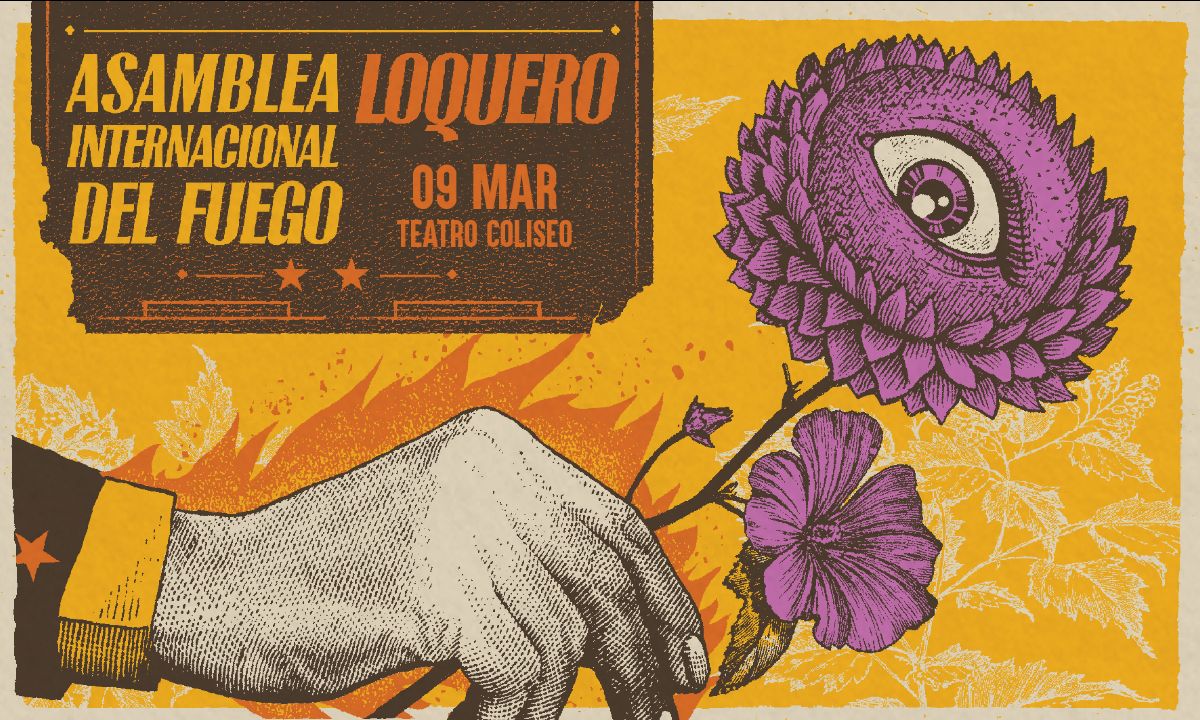 Asamblea Internacional del Fuego y Loquero juntos en el Teatro Coliseo
